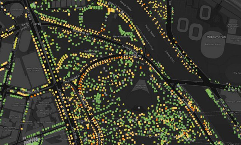 Melbourne tree data visualisation grows overseas - Get Building