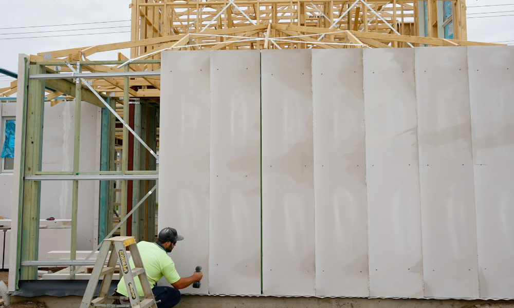 A two-storey home built in double-quick time - Get Building