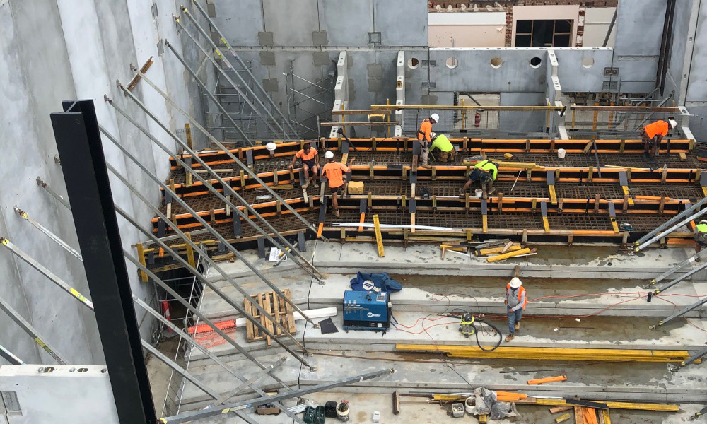 Construction milestones at Performing Arts Centre - Get Building