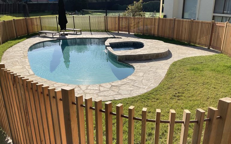 FENCING Awards 2021 nomination - Blackbutt Batten and Copper Pool fence ...